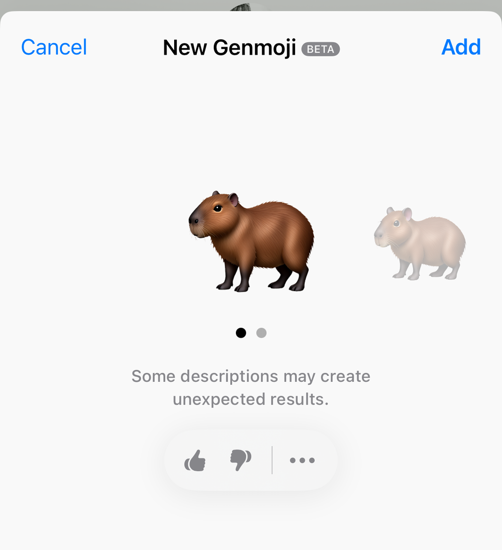 Hands-On With Apple's Genmoji AI Emoji Generator