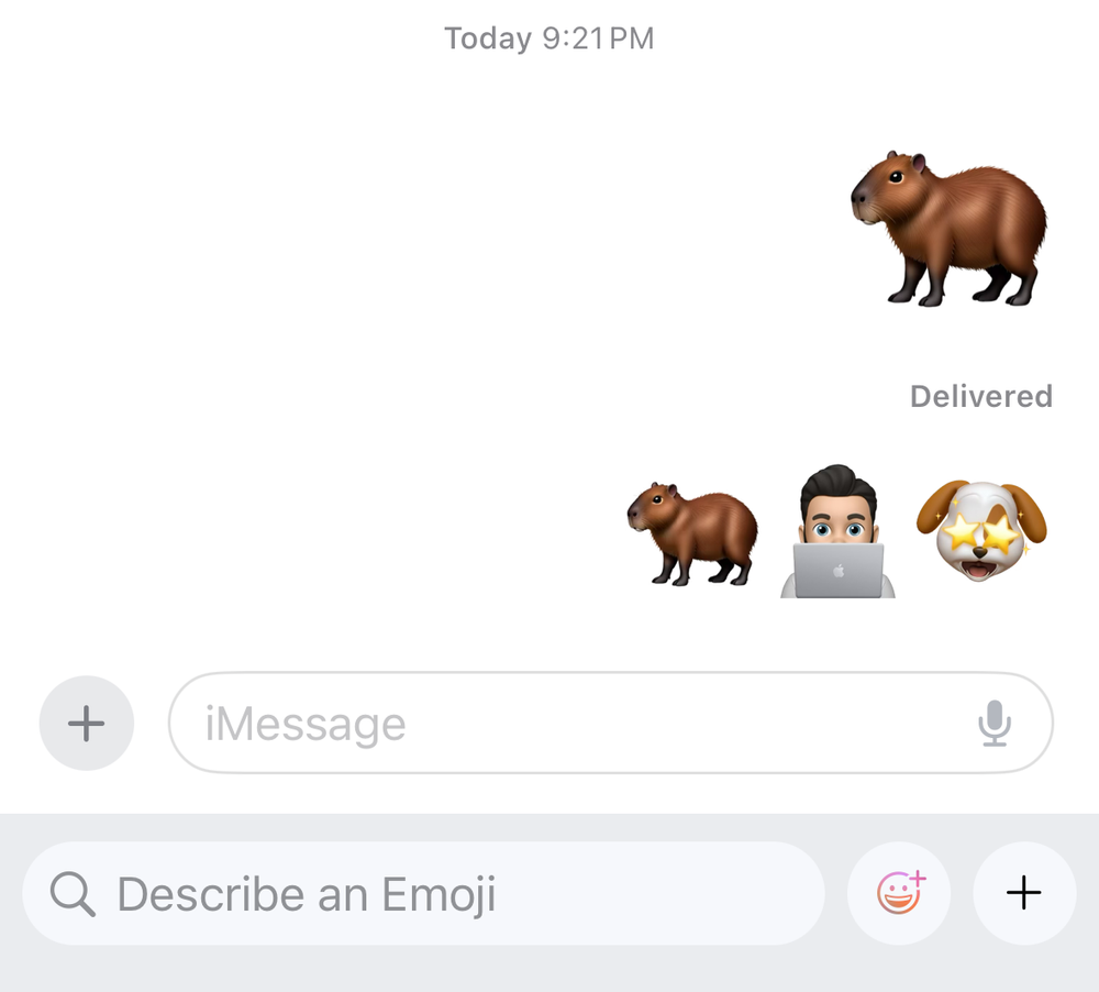 Hands-On With Apple's Genmoji AI Emoji Generator