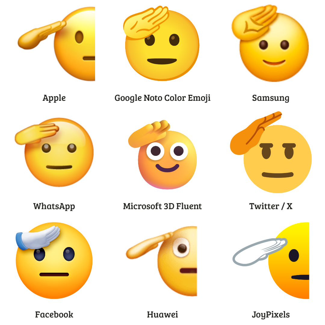 What Does The 🫡 Saluting Face Emoji Mean?