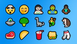 Windows 10 Fall Creators Update Emoji Changelog