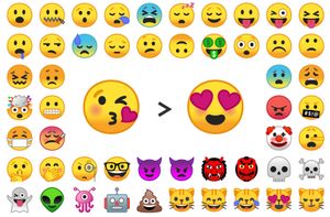 Blowing Kiss Beats Heart-Eyes in New Google Stats