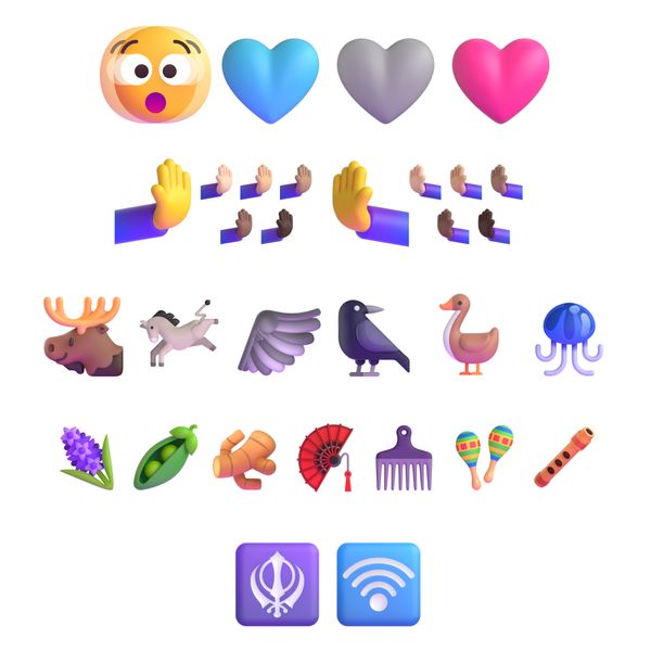 Microsoft Windows 11 23H2 Emoji Changelog
