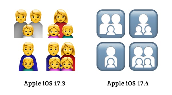 iOS 17.4 Emoji Changelog